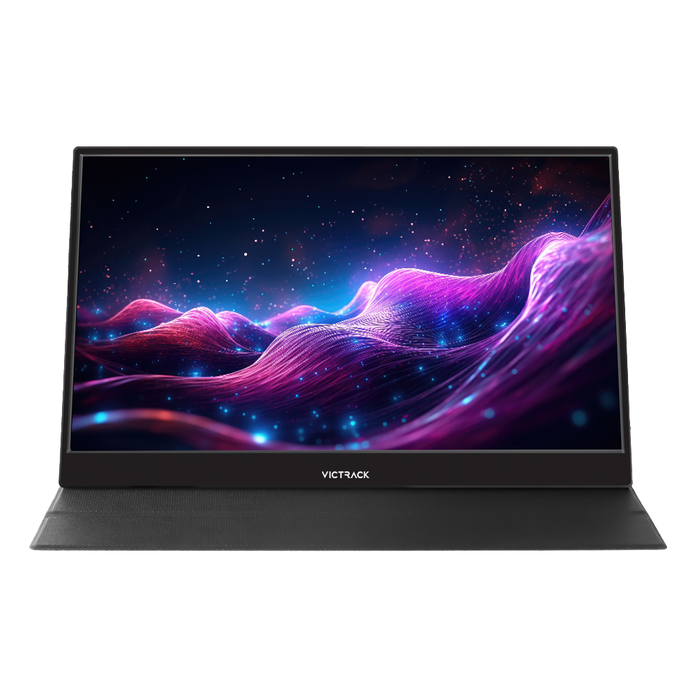 Victrack 16.1-inch Full HD Portable Monitor, Ultra thin/Smart cover, H ...